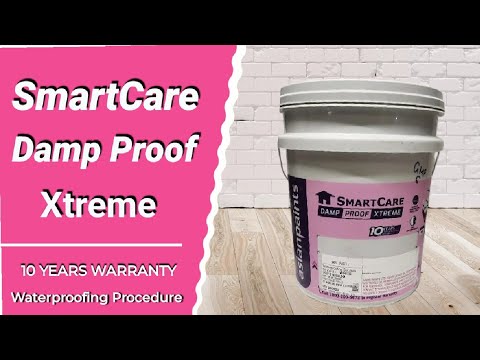SmartCare Damp Proof Xtream | Asian paints Full Waterproofing Procedure #asianpaints #smartcare ...