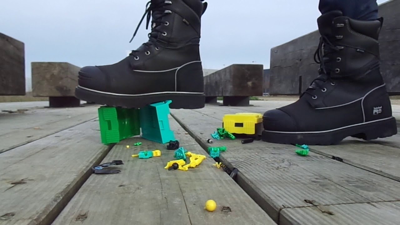 Timberland Pro Mining boots, stomp, trample and destroy some Technic ...