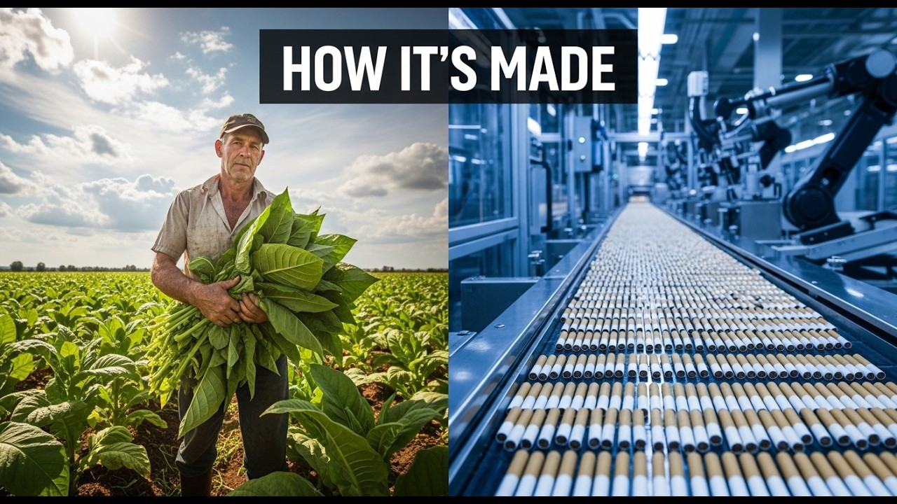 Inside the Cigarette Factory – (Full Process) How Million-Dollar Blends ...