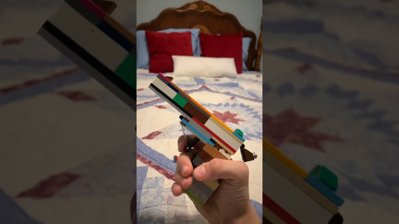 LEGO gun with working trigger - YouTube
