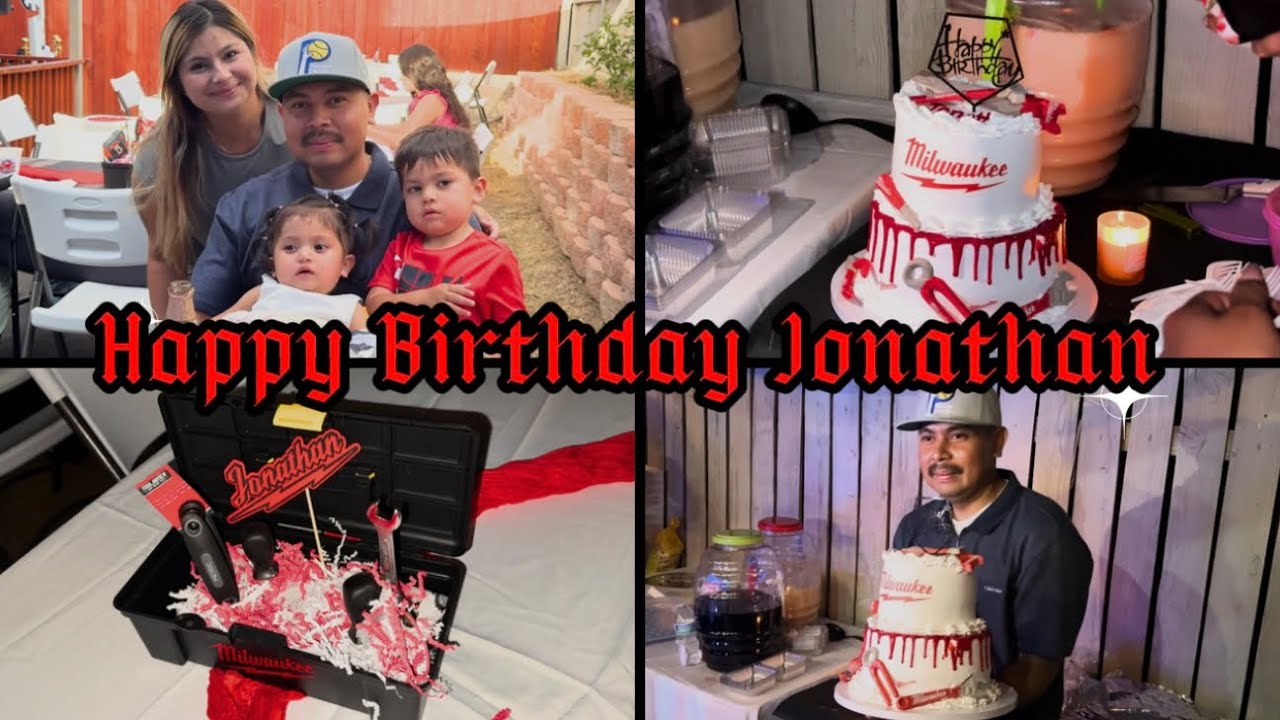 Jonathan’s Milwaukee-Themed Birthday Party Recap 🔨🎂🧰 - YouTube