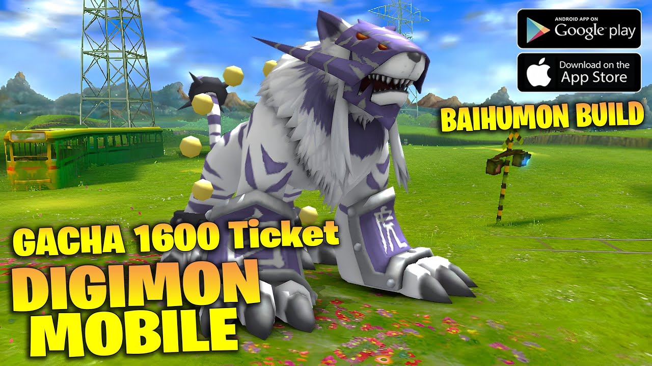 Digimon Mobile Gacha 1600X untuk bikin BAIHUMON Max Stars - Part 1 ...