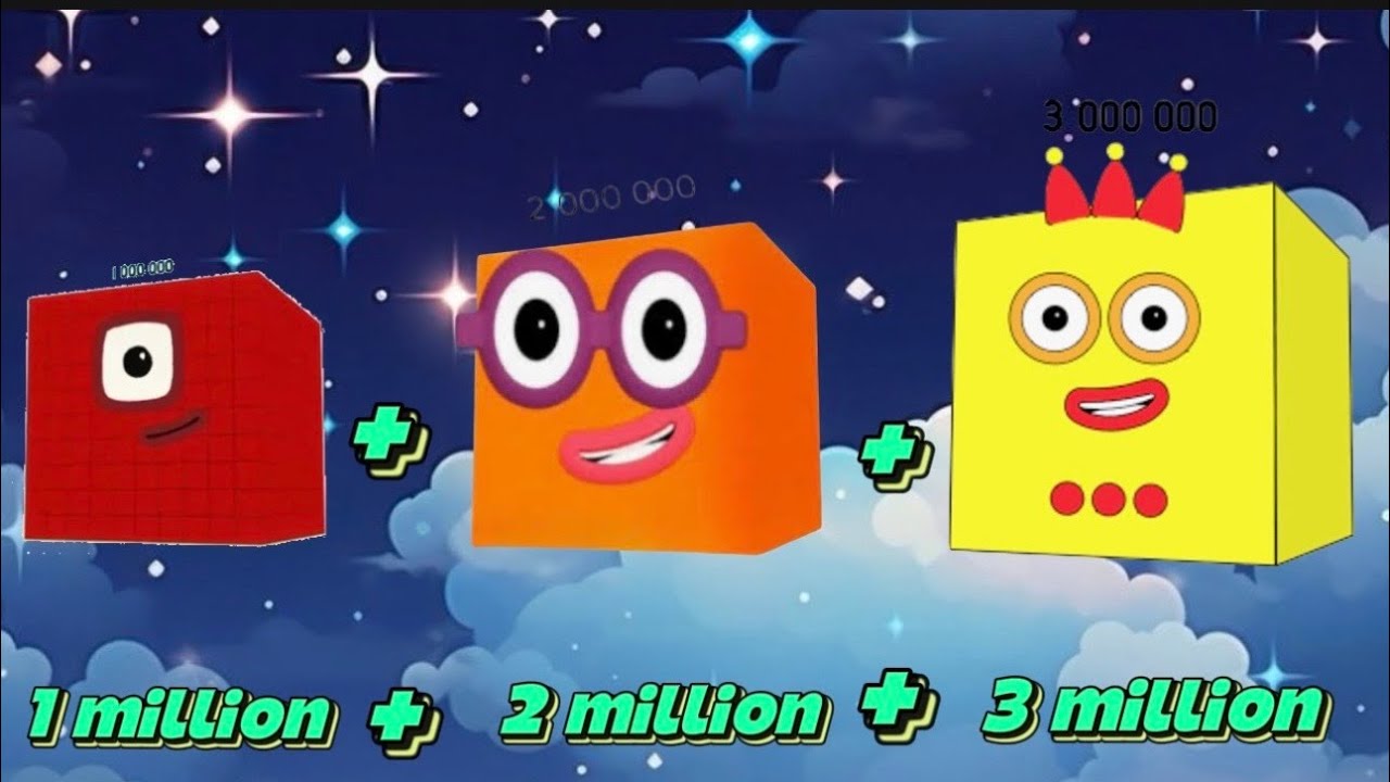 NUMBERBLOCKS ADDITION OF 3 BIG NUMBERS BY TENS HUNDREDS THOUSANDS AND ...