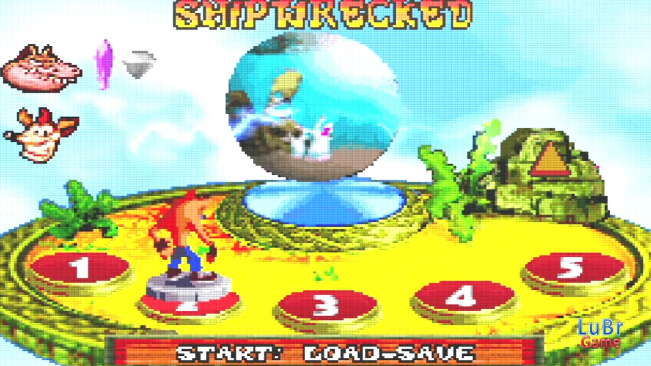 Crash Bandicoot The Huge Adventure Game Boy Advance - YouTube
