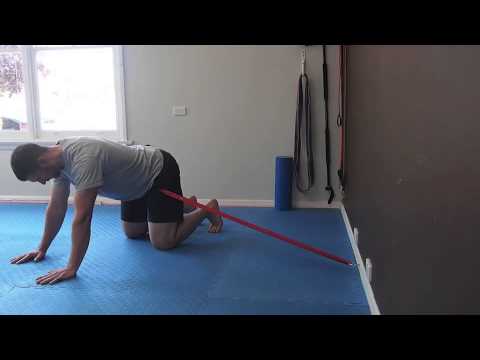 Hip Mobilisation with Band Distraction - YouTube