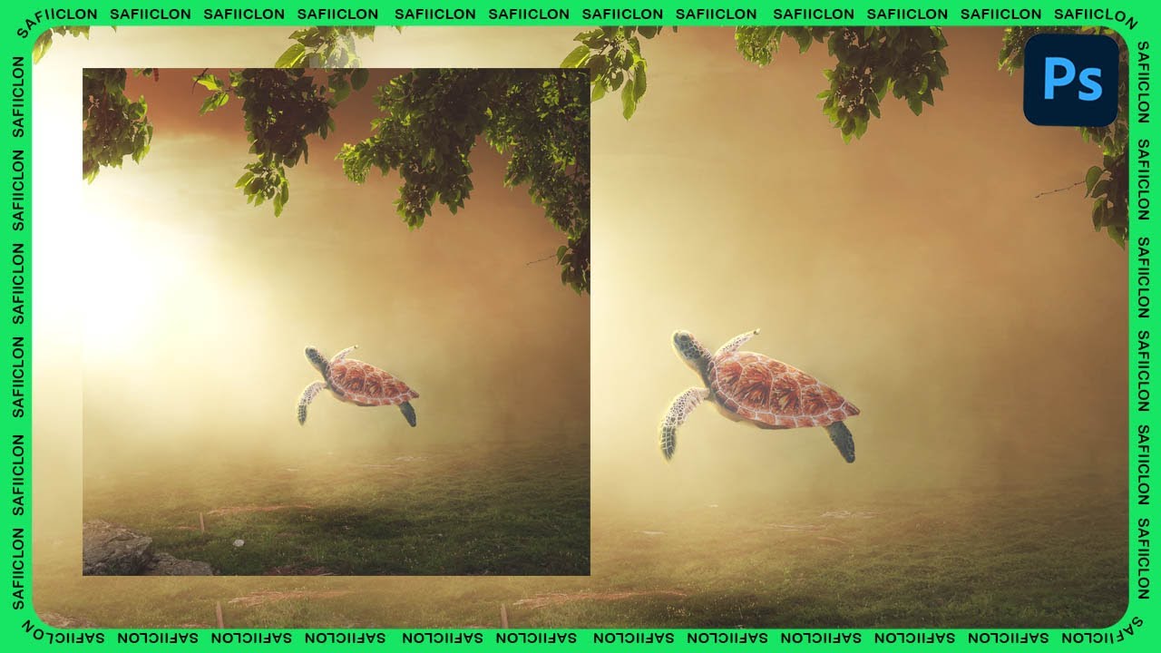 [ Photoshop Manipulation ] Flying Turtle Photo Edit in Photoshop - YouTube
