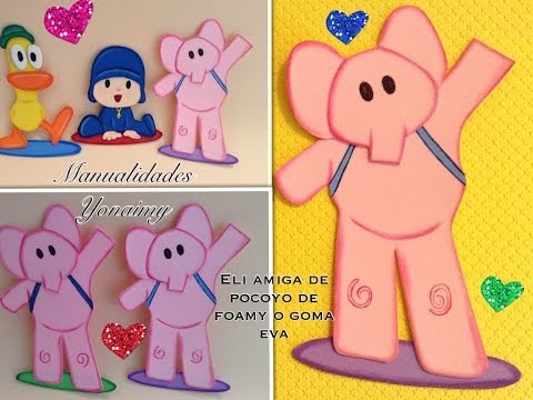 Eli Pocoyo goma eva - Imagui