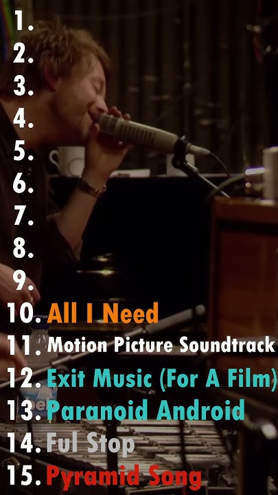 Top 15 Radiohead Songs - YouTube