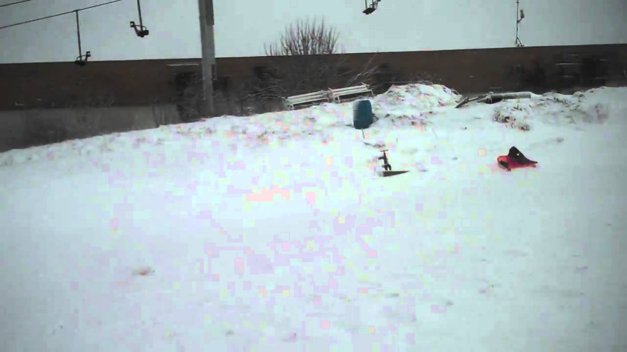 Laura's making yellow snow! - YouTube