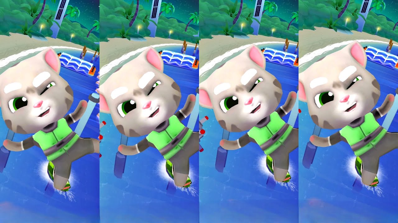 Talking Tom Jetski 2 - Tom - 4 x LILU Gameplay (Android, iOS) - YouTube