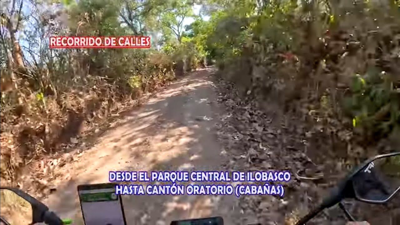 Viajando desde El Parque Hasta Cantón Oratorio en Ilobasco, Cabañas, EL ...