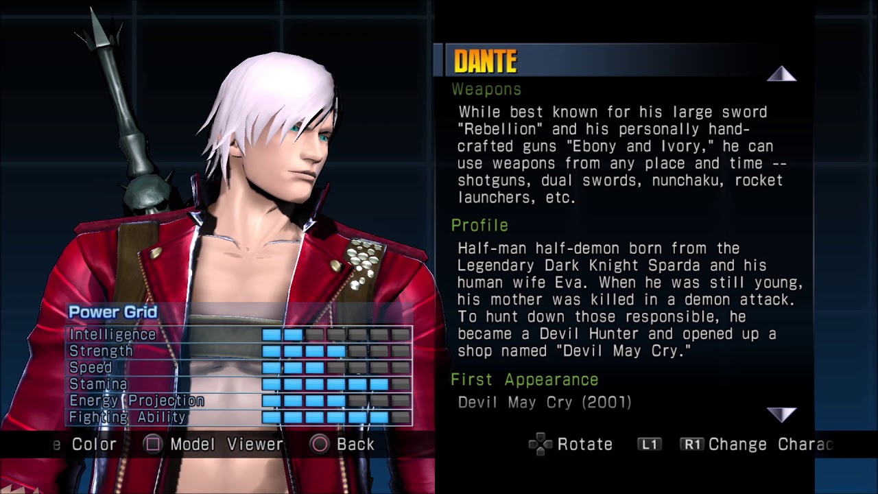 [OST] Ultimate Marvel VS Capcom 3 - Dante Profile - YouTube