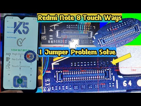 1Jumper Problem Solve? Mi Redmi Note 8 Touch Ways Big Problem ! ️‍🔥 ...