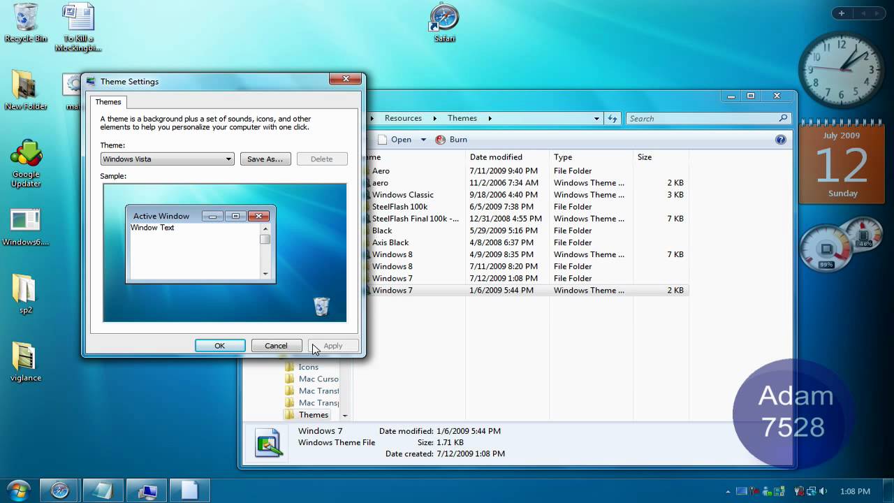 How to get a Windows 7 Superbar for Vista - almost identical!!! - YouTube