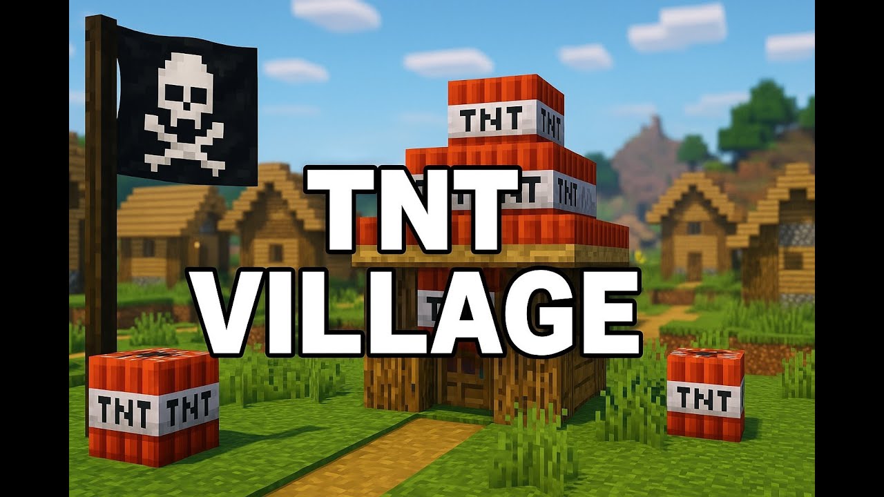 🔴Minecraft - TNT Village - YouTube