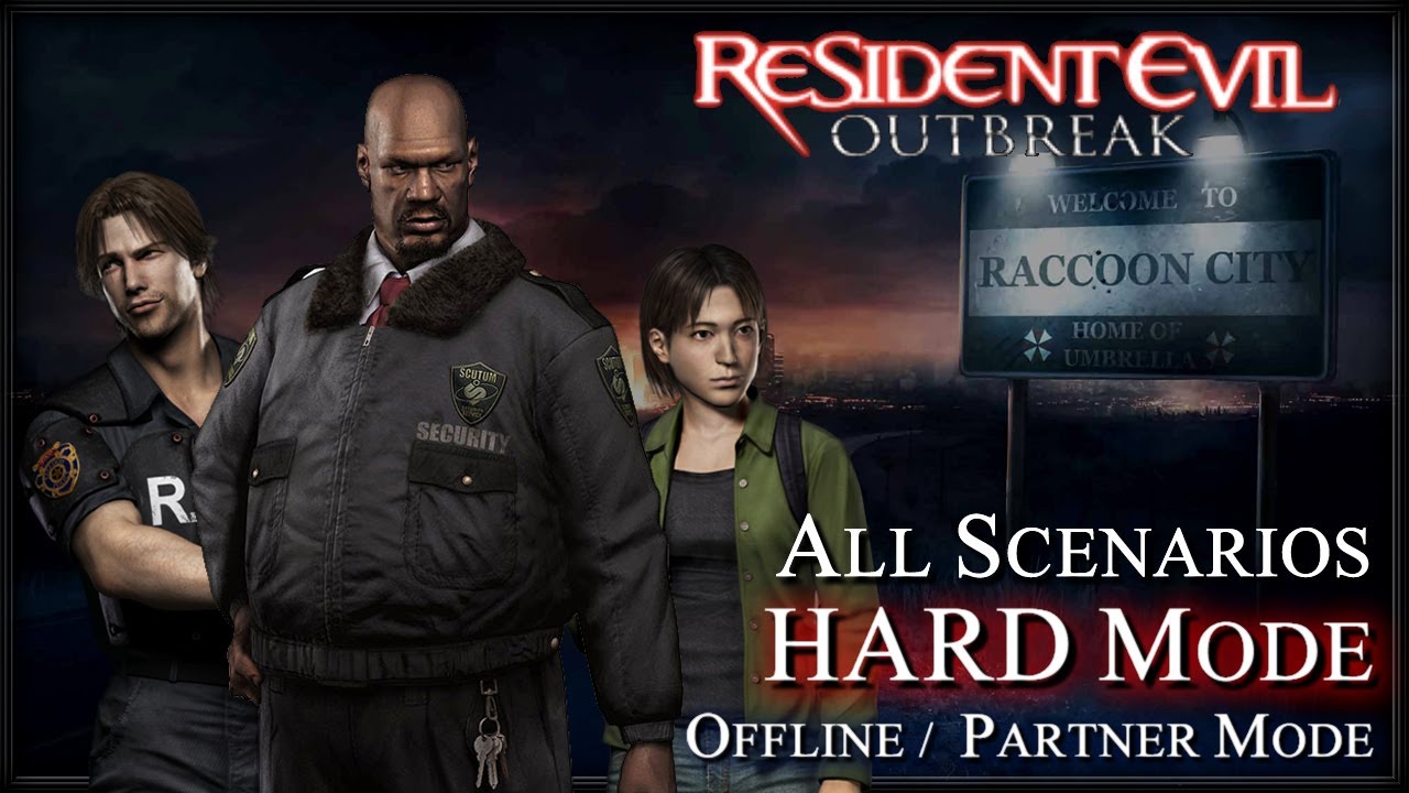 Resident Evil Outbreak [PS2] - Hard Mode / All Scenarios / Partner Mode ...