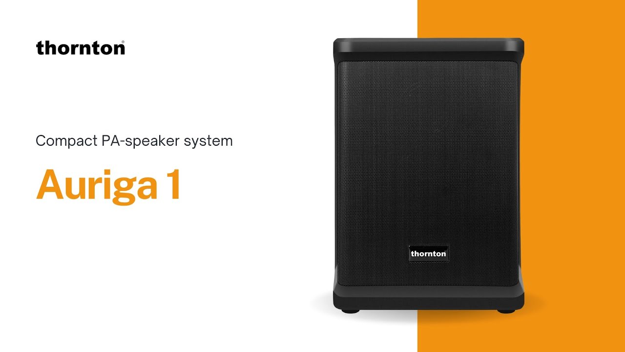 Thornton Auriga 1 compact battery powered speaker - YouTube