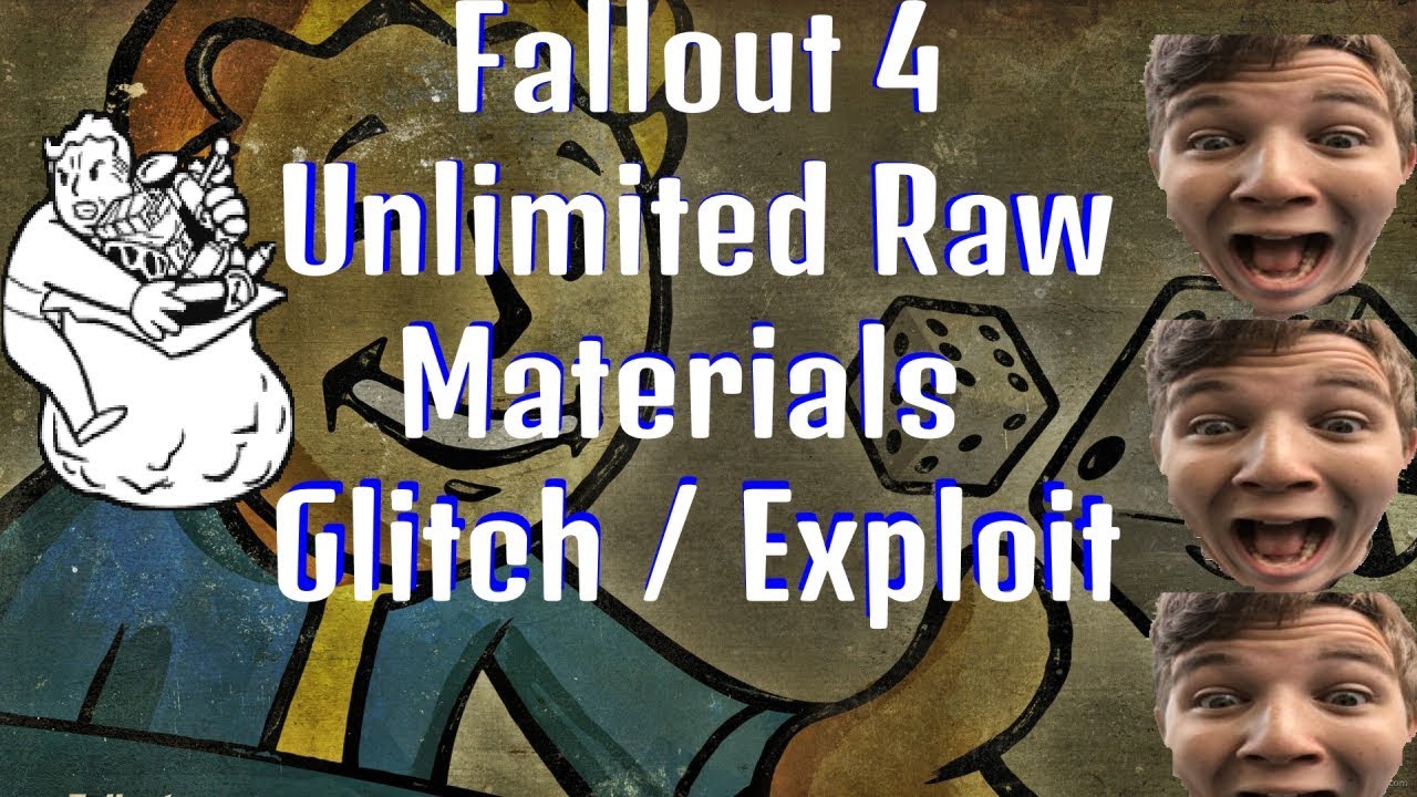 Fallout 4 | Unlimited Raw Materials Glitch | Duplication Glitch ...