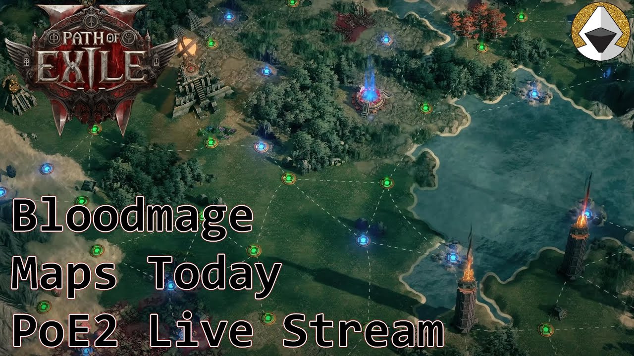 Blood Mage Maps Today LIVE STREAM - Path Of Exile 2 Malagant - YouTube