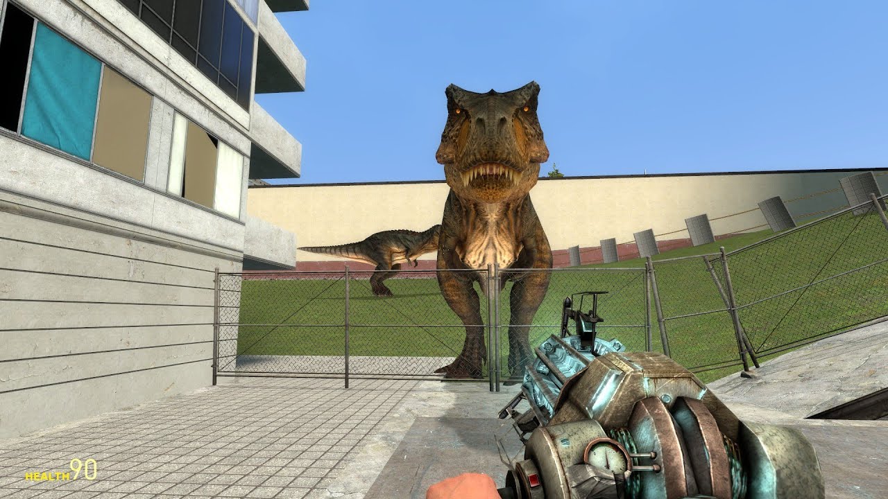 Garry's Mod №1-Делаем парк динозавров (часть1) - YouTube