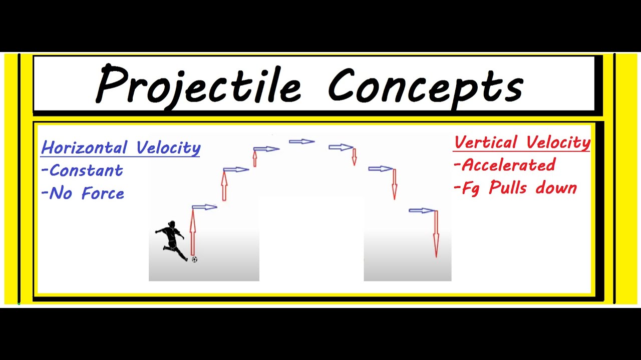 Projectile Motion Concepts (How Can it Have Constant Motion and Accelerated Motion?!?) - YouTube