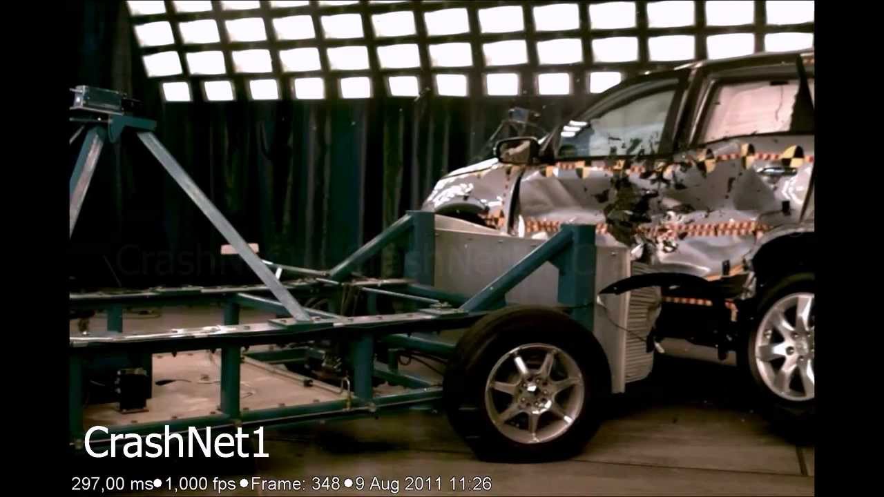 Kia Sorento | 2013 | Side Crash Test | NHTSA High Speed Camera ...
