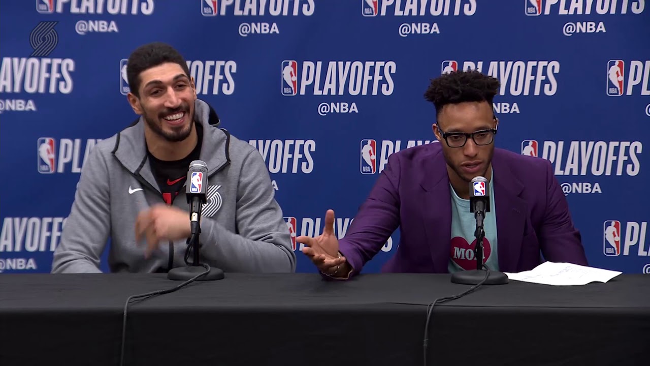Evan Turner and Enes Kanter Game 7 Postgame Interview - YouTube