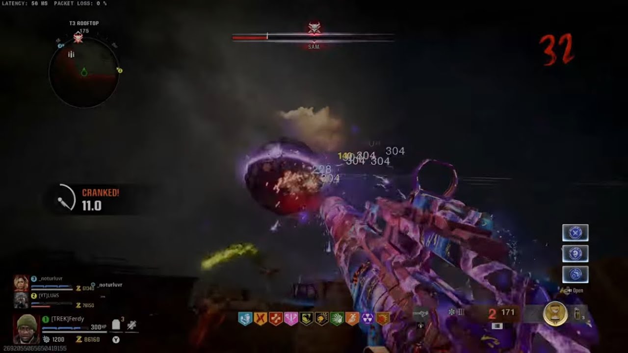 Team Cranked Trios: Reckoning S.A.M. Boss Fight BO6 ZOMBIES - YouTube