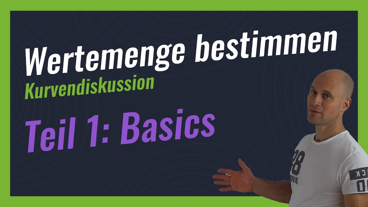 So bestimmt man die Wertemenge einer Funktion | Teil 1 | Basics ...