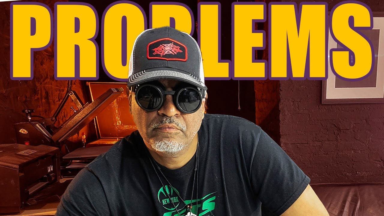 SCREEN PRINTING PROBLEMS - YouTube