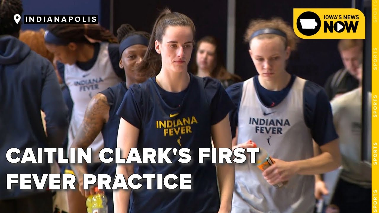 Caitlin Clark's first practice with Indiana Fever as training camp ...