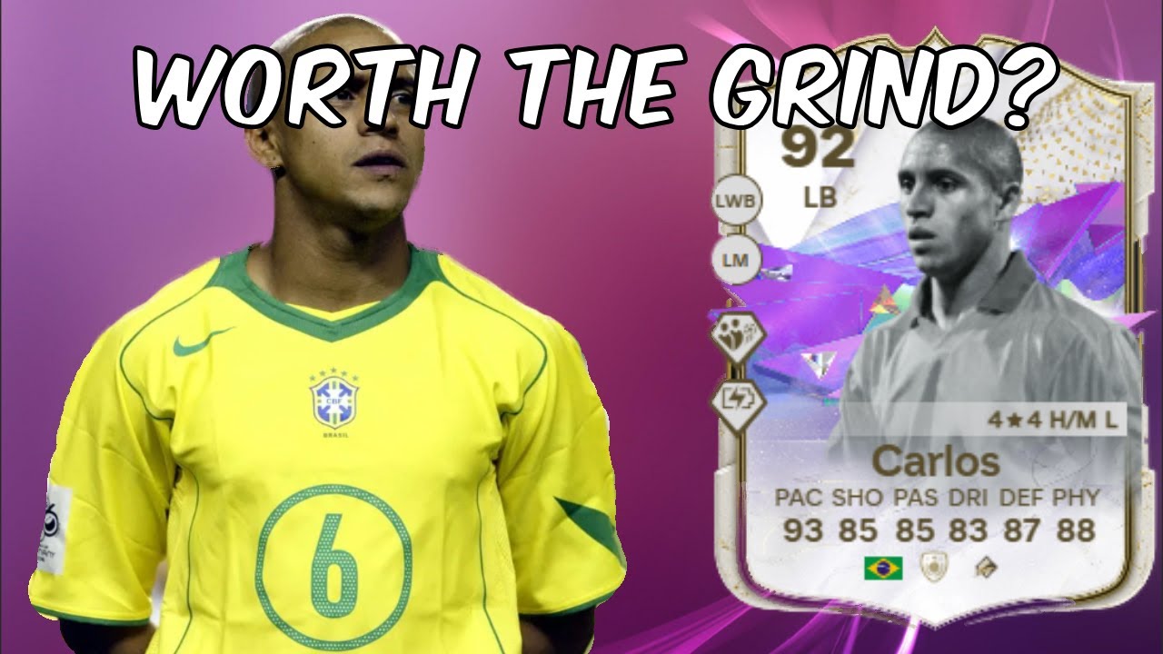 92 Roberto Carlos Future Stars Icon SBC Player Anaylsis!! || EA FC 24 ...