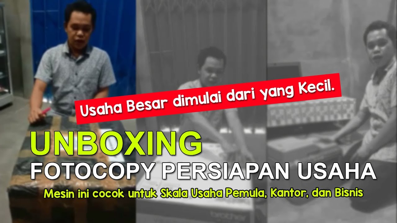 Mesin Fotocopy Portable Untuk Usaha Pemula - Unboxing Kiriman Kang ...