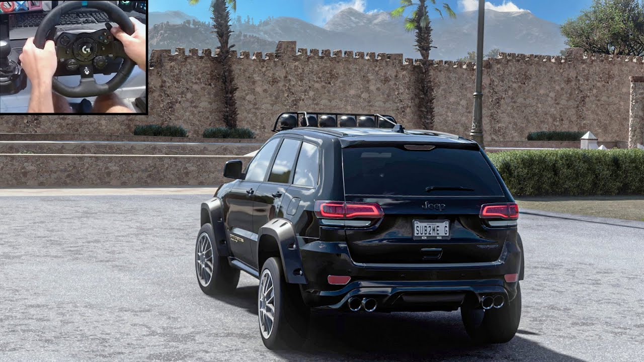 1000HP Jeep Cherokee Trackhawk | Forza Horizon 5 | Steering Wheel ...