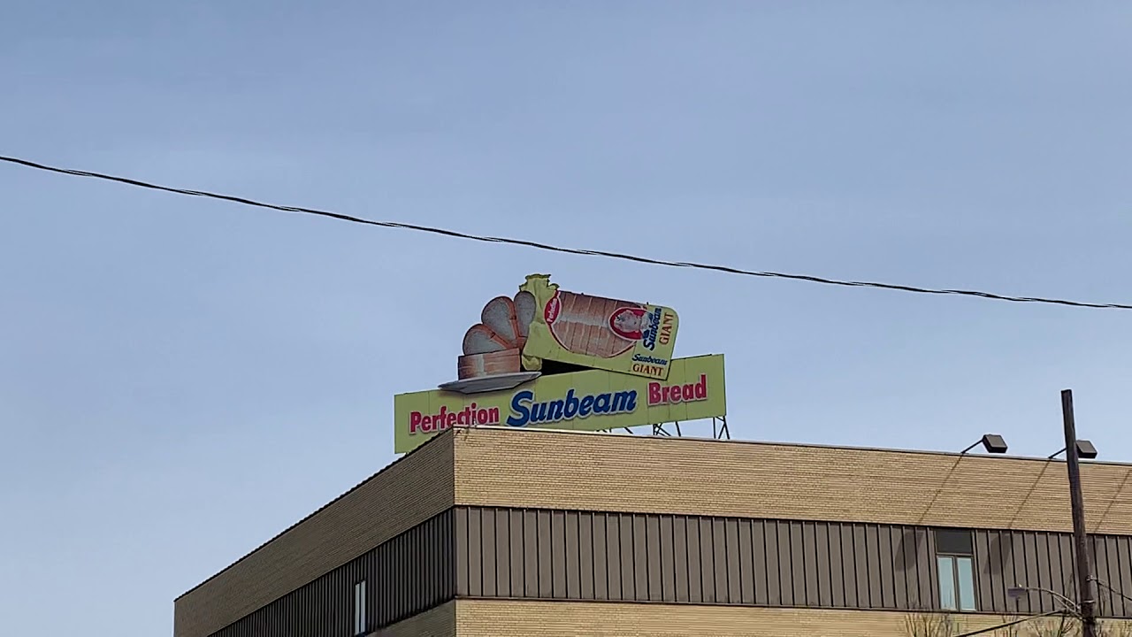 Sunbeam bread continuous motion billboard - YouTube