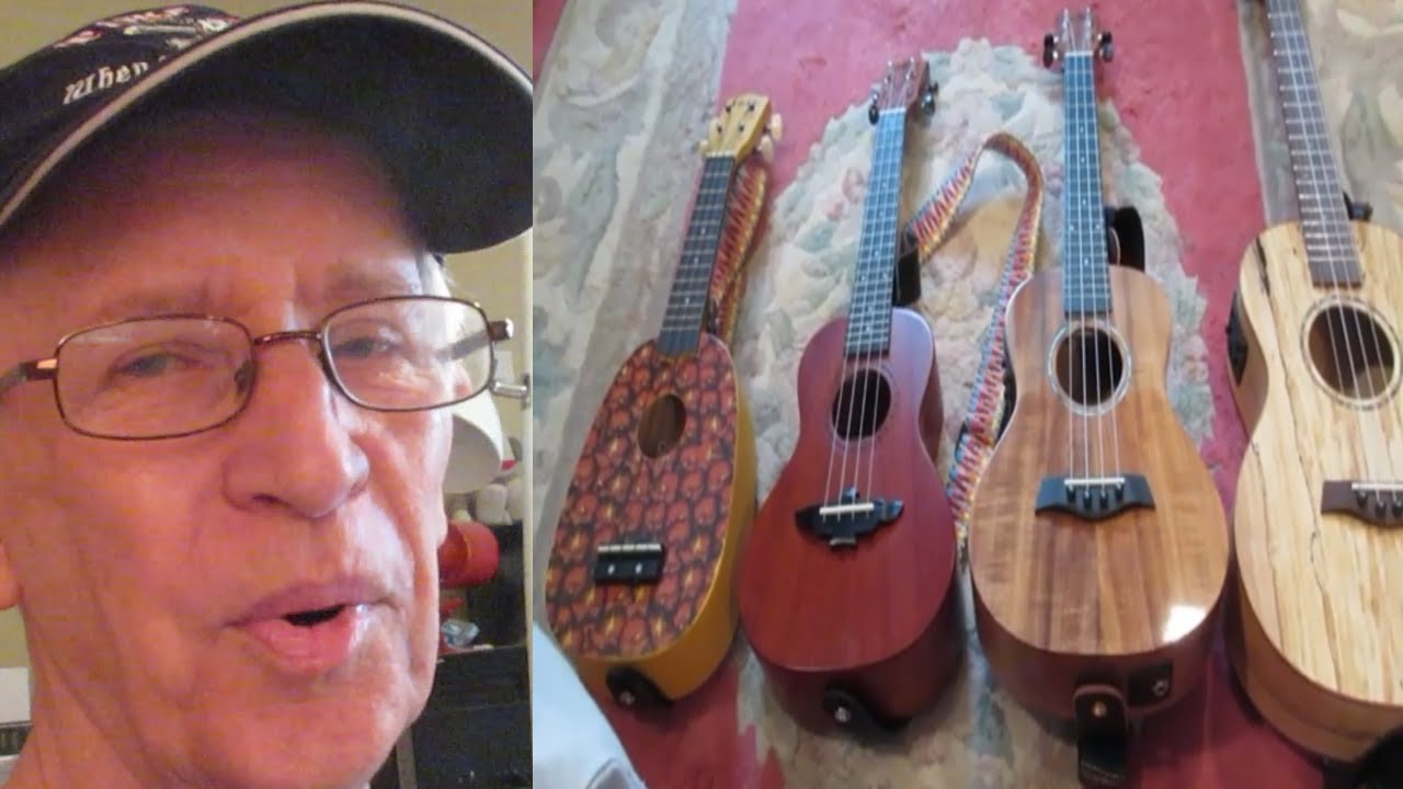 Davis reveals his favorite size ukulele. If you make a wild guess ...