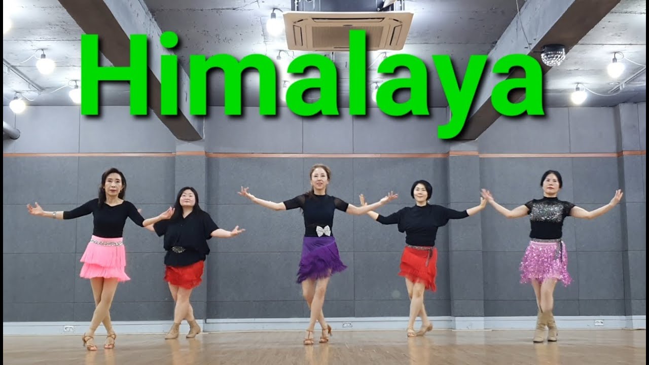 Himalaya line dance (Intermediate) Demo - YouTube