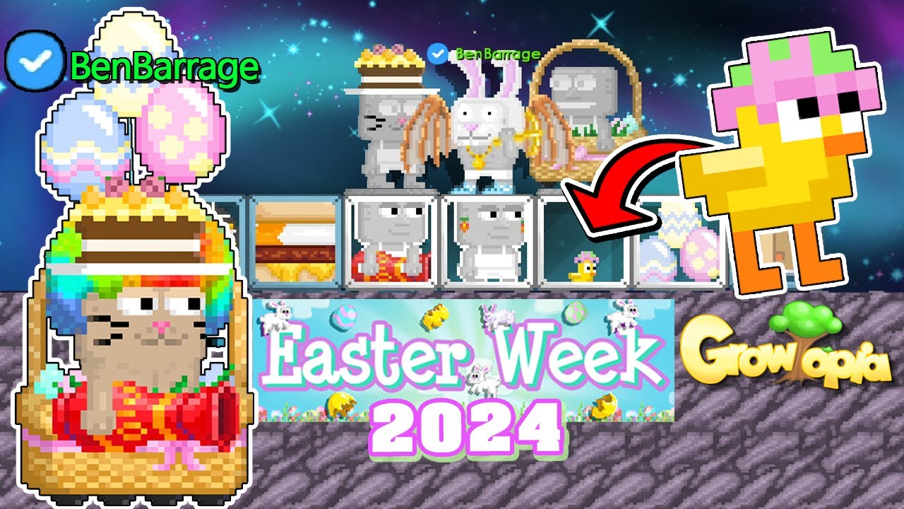EASTER WEEK 2024 All New Items! Balloon Backpack!!! | Growtopia - YouTube