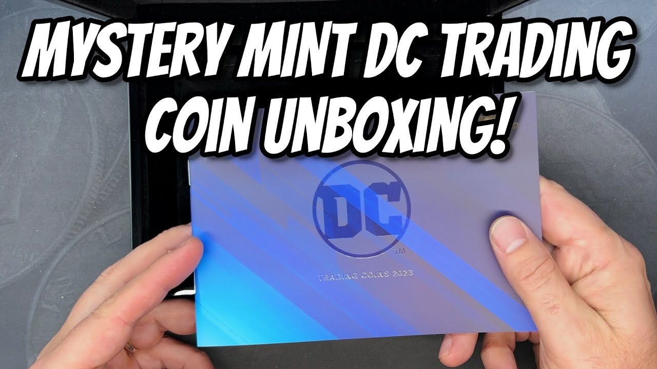 Highly Collectible Mint DC Trading Coins Unboxing! High Premium Silver ...