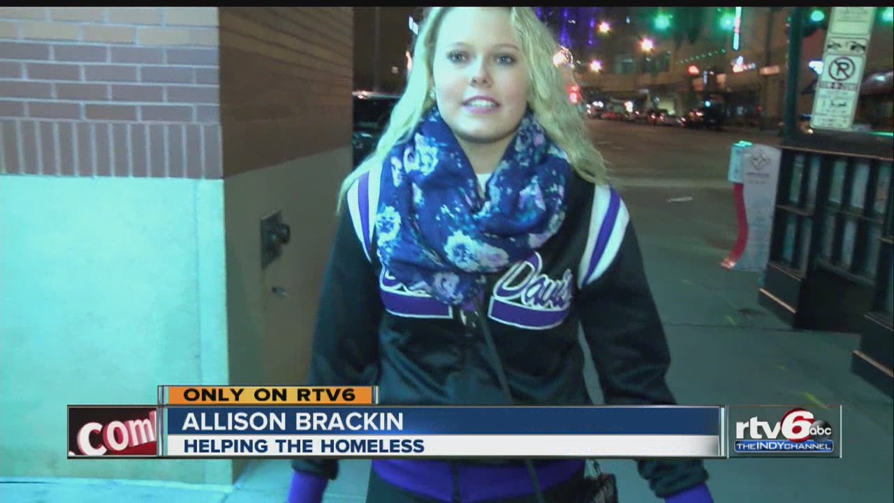 Indianapolis teen inspired to help homeless - YouTube
