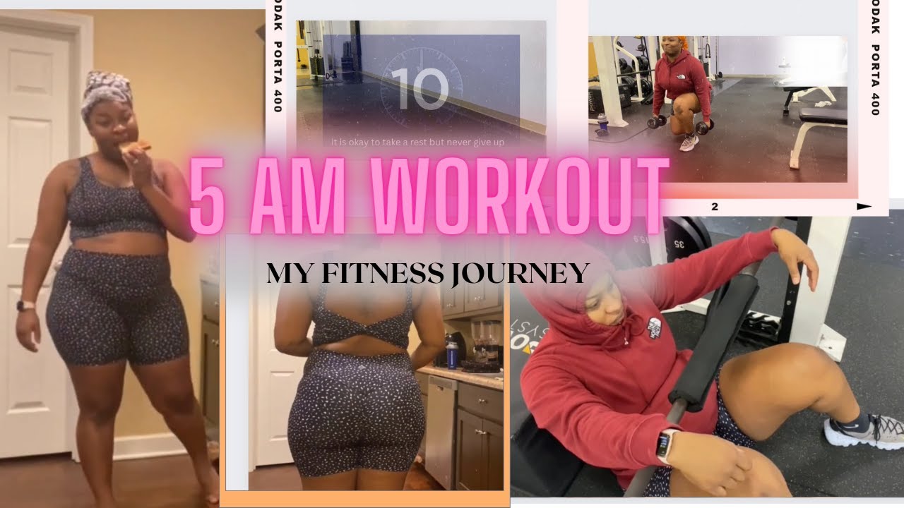 My Fitness Journey | 5 AM Workout | Hammies & Glutes - YouTube