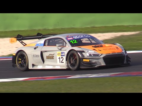 The Last V10 Powered GT3 Race Car- 40+ Minutes of Audi R8 LMS GT3 Evo ...