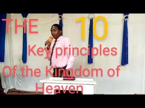 The Ten key principles of the Kingdom of Heaven by bro Victor @TheEnd ...