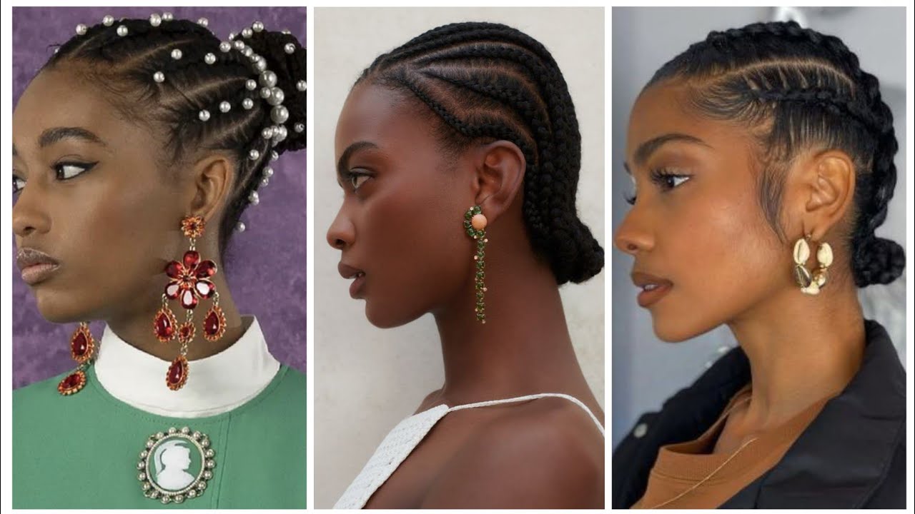 Crowning Glory: Stunning Cornrow Hairstyles for Women - YouTube