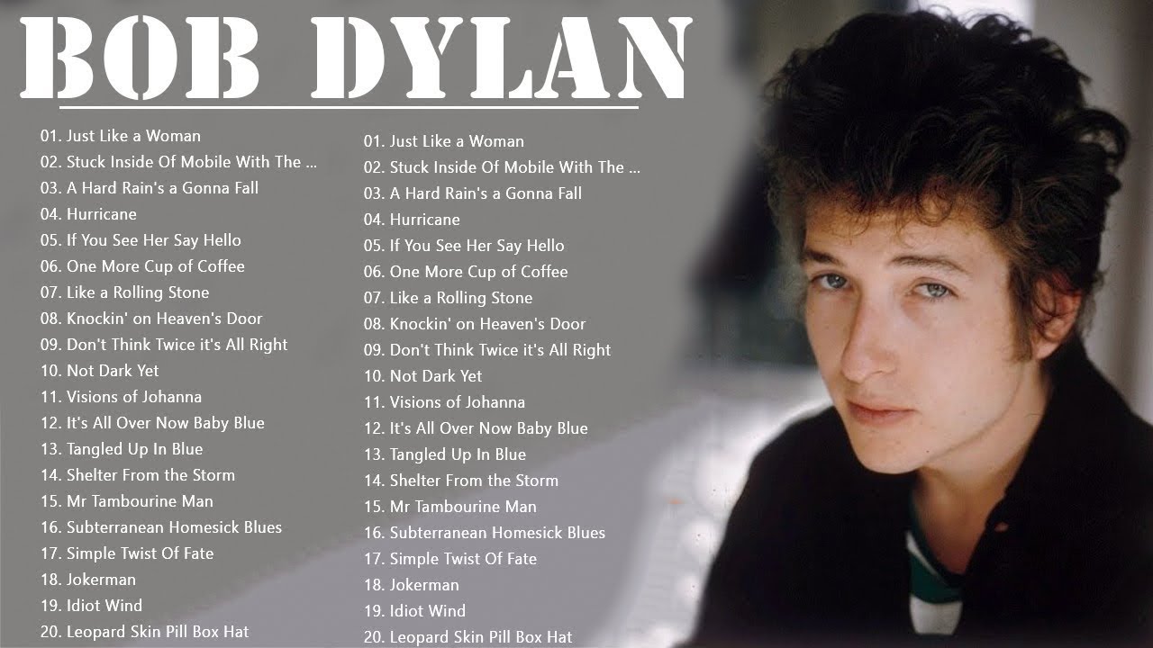 Bob Dylan Greatest Hits - Bob Dylan Best Songs Playlist - Bob Dylan ...