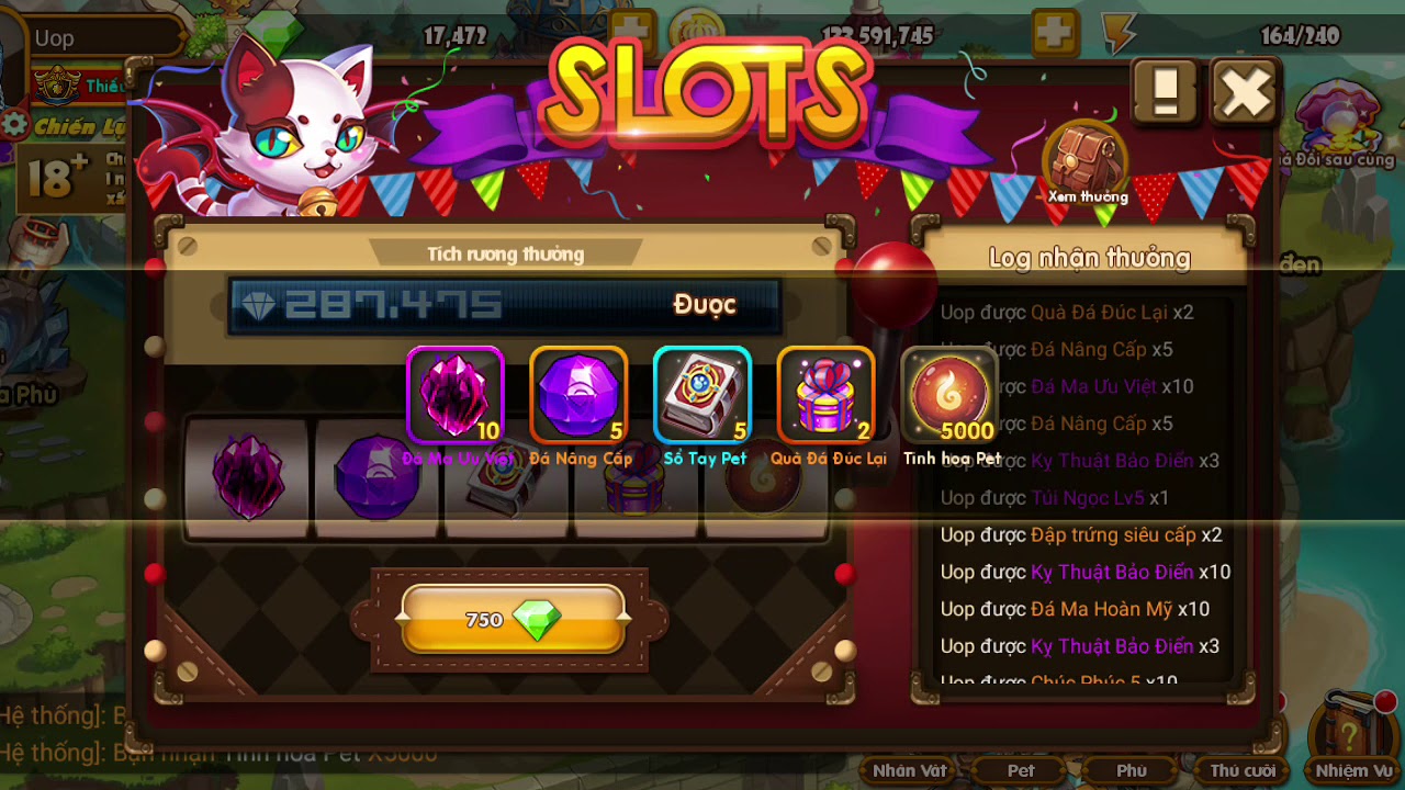 [Gun Gun Mobile] - Tiêu 30 000 Kim Cương Quay Slots và cái kết ...