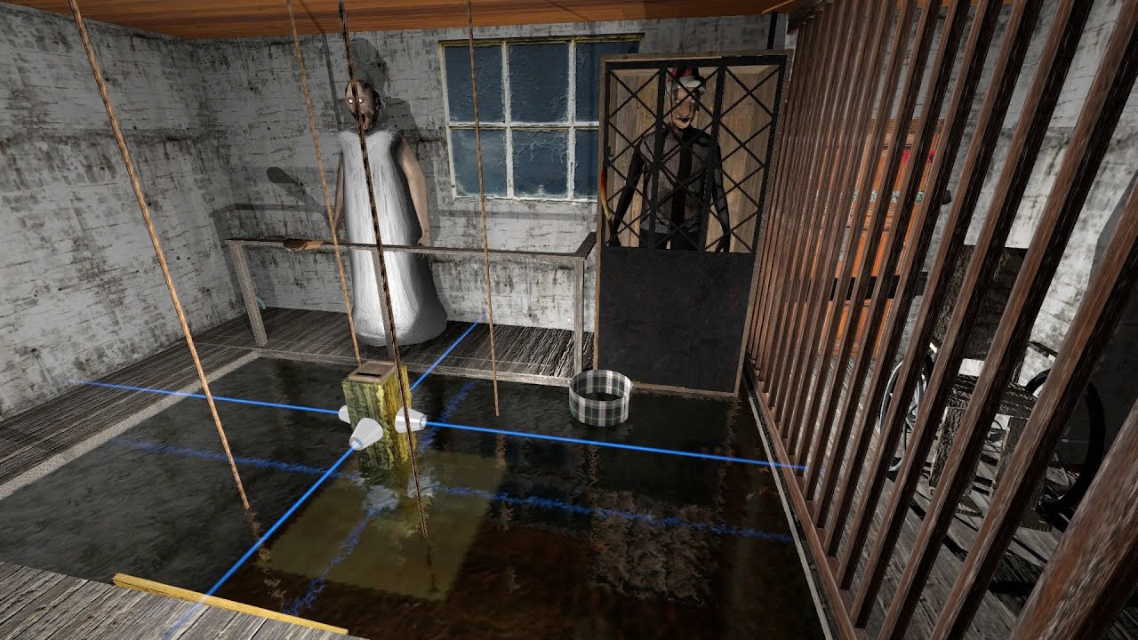 SECRET LASER ELEVATOR FLOODED! 🔦💧 | Granny Recaptured - YouTube