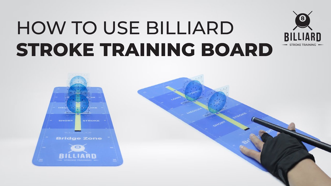 🎱 How to Use the Billiard Stroke Training Board | Improve Your Cue Stroke at All Bridge Lengths ...