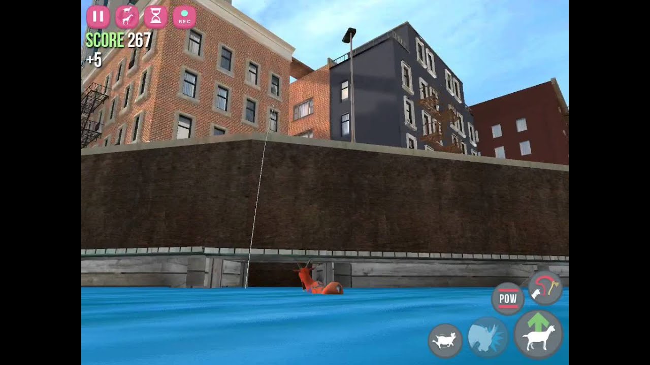 [Goat Simulator] Poor pig or him stuck - YouTube