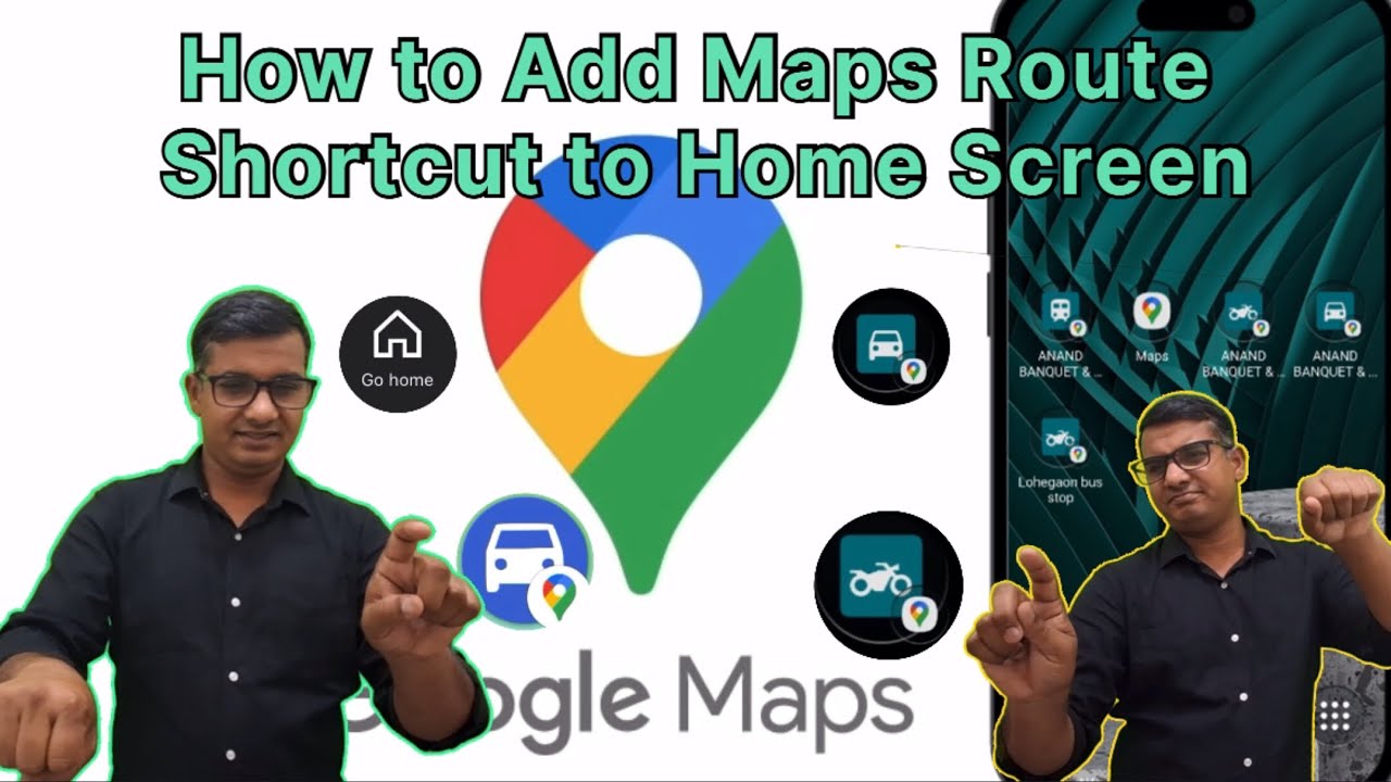 How to Add Maps Route Shortcut to your Android Home Screen | #maps # ...